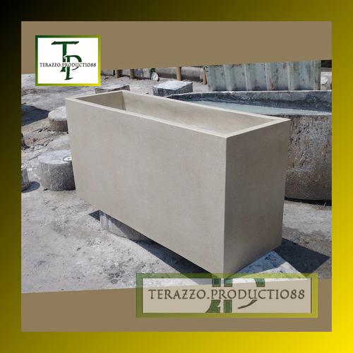 Jual Pot Terazzo custom kotak minimalis | Pot teraso planter - Kab ...