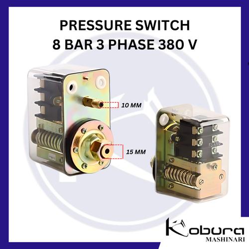 Jual Pressure Switch Otomatis Automatic 8 Bar 3 Phase 380 V Kompressor ...