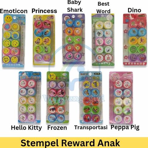Jual Stempel Reward Penghargaan Anak - Emoticon 10pcs - Kota Bogor ...