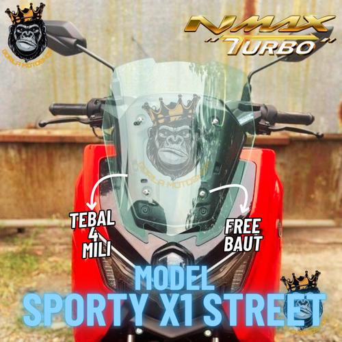 Jual Windshield Nmax New Turbo Neo 2024 Sporty X1 Street. Visor Nmax ...