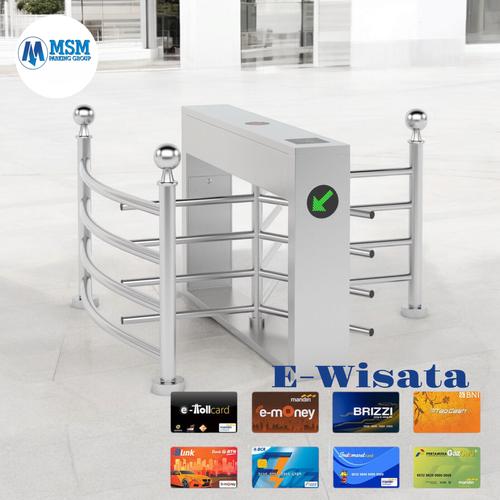 Jual Solusi Wahana Tempat Wisata Tripod Turnstile Customise Dan
