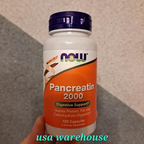 Jual Now Pancreatin 2000 100 capsules Digestive support assist protein ...