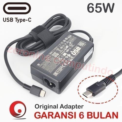 Jual Adaptor Charger HP Pro X2 612 G2, Elite X2 1012 G2 HP 65W Type C - 65w oval usb c - Jakarta ...