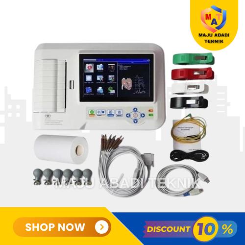 Jual Electrocardiograph CONTEC ECG 600G Thermal ECG EKG Electrocardiogram - Jakarta Barat - MAJU ...