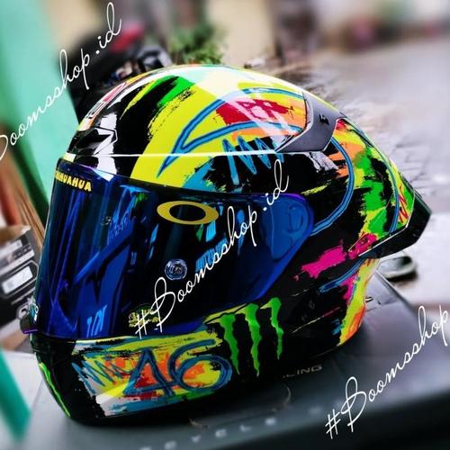 Jual ORIGINAL helm kyt tt course repaint WD winter test glosy - Kuning ...