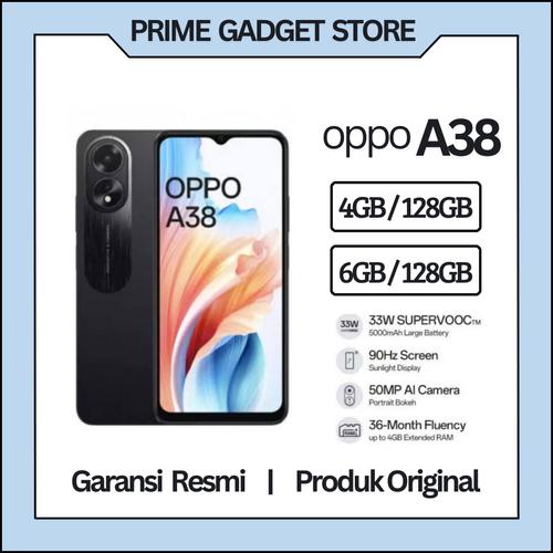 Jual OPPO A38 RAM 6GB/128 | RAM 4GB/128GB Garansi Resmi Oppo Indonesia - Gold, 4GB/128GB ...