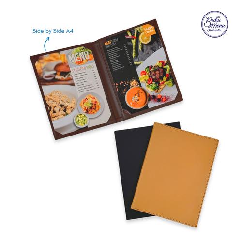 Promo Buku Menu Jakarta - Buku Menu Kulit Varian Cafe Series Side By ...