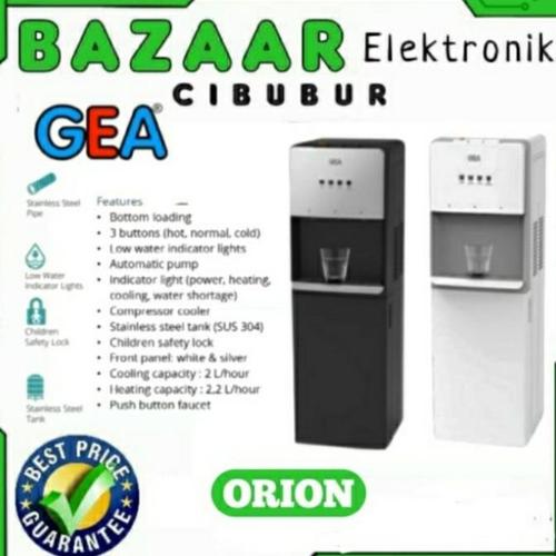Jual WATER DISPENSER GEA ORION WHITE/BLACK GALON BAWAH - Jakarta Barat ...