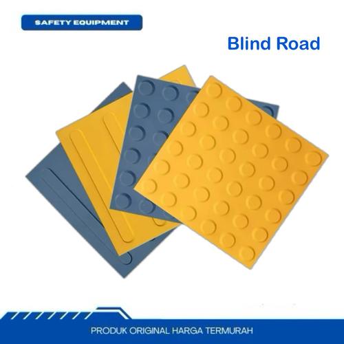 Jual BLIND ROAD SIDEWALK/SAFETY RUBBER TILE BRICKS/TACTILE PAVING GUIDE ...