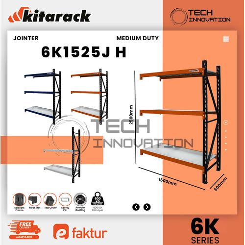 Jual Rak Gudang Light Duty 600KG / Layer Jointer Rak 150 x 60 x 250cm ...