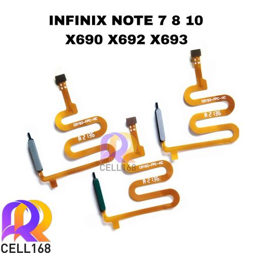 Jual FLEXIBEL FINGERPRINT INFINIX NOTE 7 NOTE 8 NOTE 10 X690 X692 X693 FLEXIBLE SIDIK JARI ...