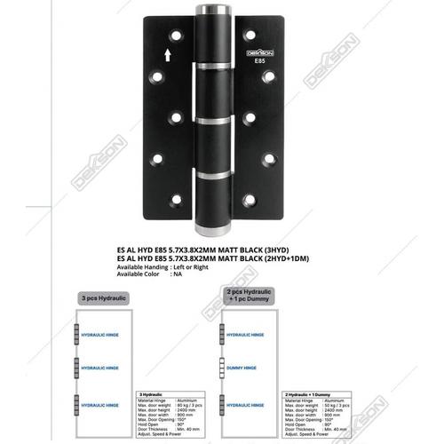 Jual ALUMINIUM HINGE HYDRAULIC ES AL HYD E85 5.7X3.8X3MM (3HYD) 3 ...