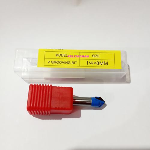 Jual V Groove Mata Profil V Bits Mata Router Vee Mata Tombak 8MM - Kab ...
