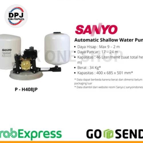Jual Mesin Pompa Air - Jet Pump Sanyo - PH 408 JP - Jakarta Barat ...