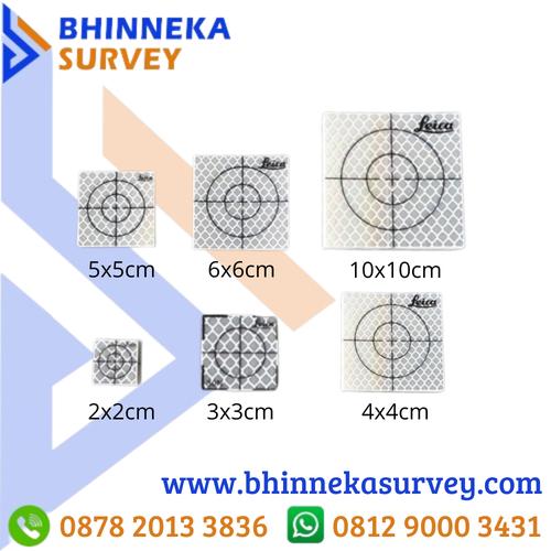 Jual Survey Reflector Sheet/ Reflective Tape/ Prisma Target Sticker ...