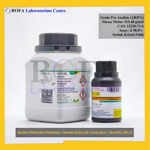 Jual Barium Hidroksida Oktahidrat / Barium Hydroxide Octahydrate / Ba ...
