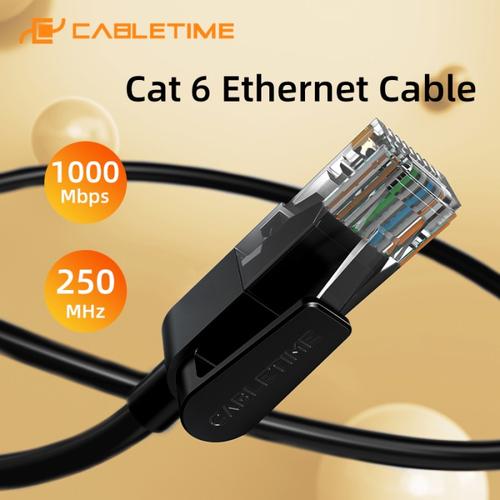 Jual Kabel LAN RJ45 Cat 6 Gigabit Ethernet CABLETIME UTP Network Cable ...