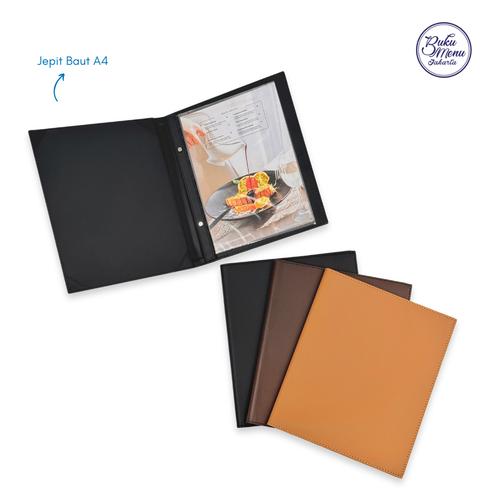 Promo Buku Menu Jakarta - Buku Menu Kulit Jepit Baut Isi Plastik A4 ...