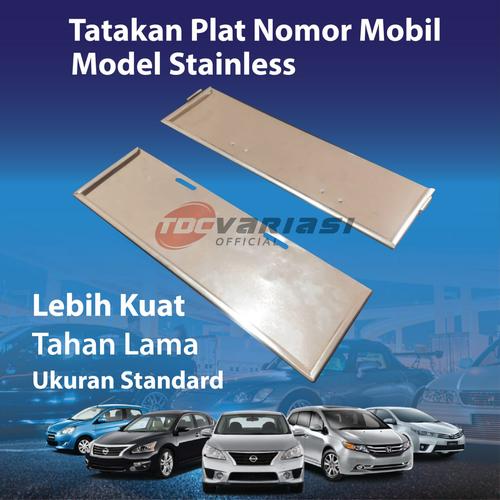 Jual Tatakan Dudukan Plat Nomor Mobil Stainless BYD Dolphin Atto 3 4 ...