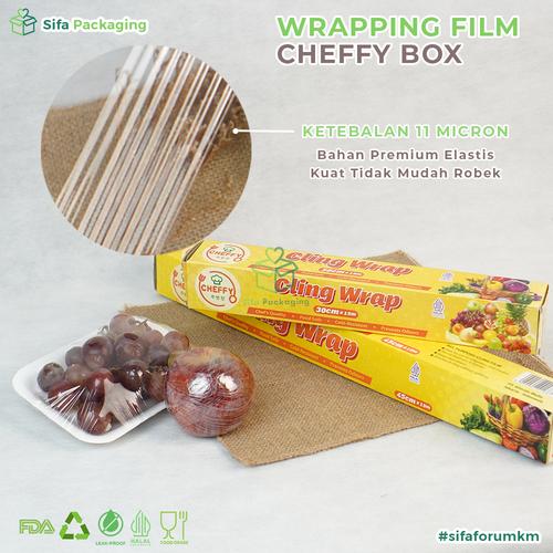 Jual Roll Wrapping FIlm Cheffy BOX Mini Plastik pembungkus makanan ...