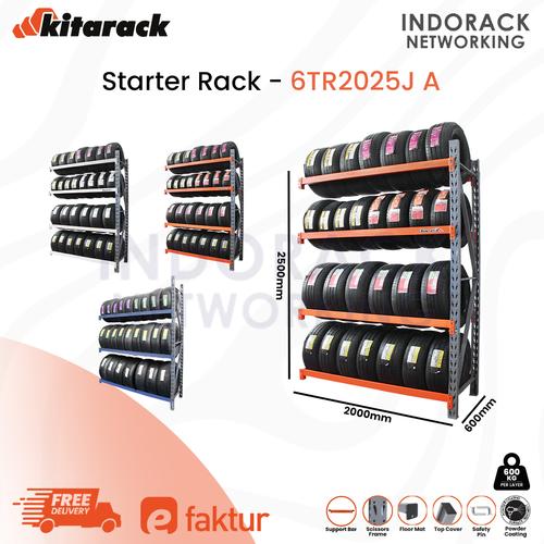Jual KITARACK 6TR2025J Abu Jointer Tire Rack Rak Ban Motor Ban Mobil ...