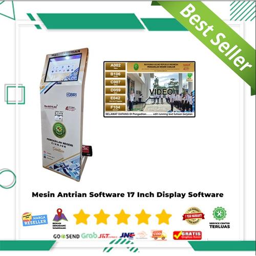 Jual Kios K Mesin Antrian 17 Inch Display LCD Ticketing Pelayanan Plus ...
