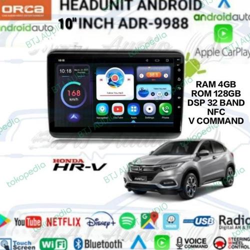 Jual Head Unit Tape Mobil Android Orca Oem Honda Hrv Layar 9" Dan Layar ...