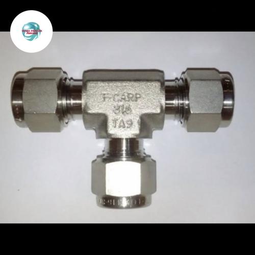 Jual Tee union tubing ss316 / T connector tubing 10mm - Jakarta Barat ...