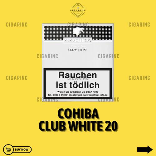 Promo Cohiba club white 20 - pack of 20 - cigarillos / cuban cigar ...