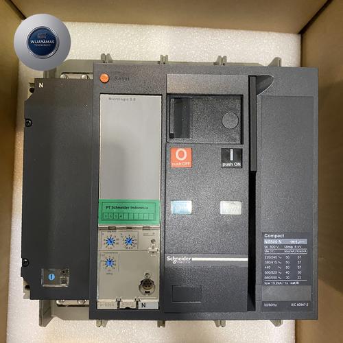 Jual SCHNEIDER MCCB BREAKER 50kA NS800N 4P 800A MOTORIZED MICROLOGIC 2. ...