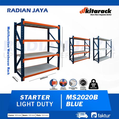 Promo RAK GUDANG KITARACK MS2020 LIGHT DUTY 3 LAYER 250KG/LAYER 1000KG ...