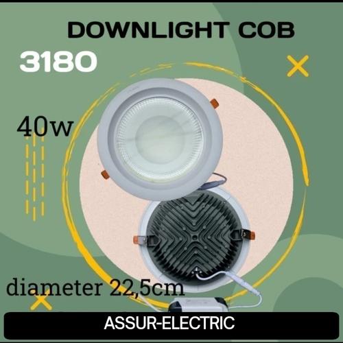 Jual Lampu Plafon Downlight LED Spotlight COB Spotlight 40Watt SNI - 6500K - Jakarta Pusat ...