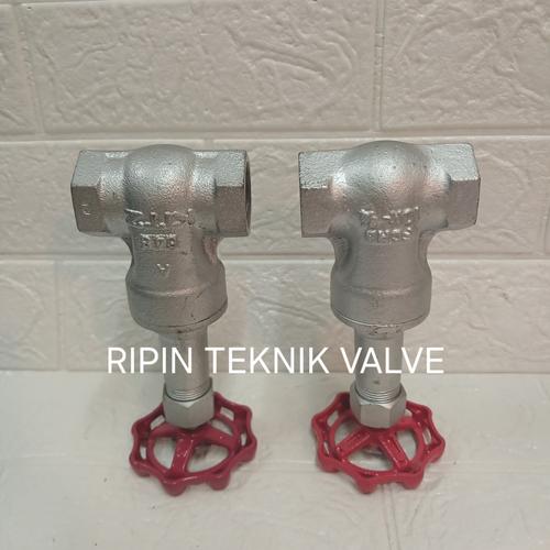 Jual gate valve kitz 1 1/2" inch fcd-s DN40 JIS 10K cast iron steam ...
