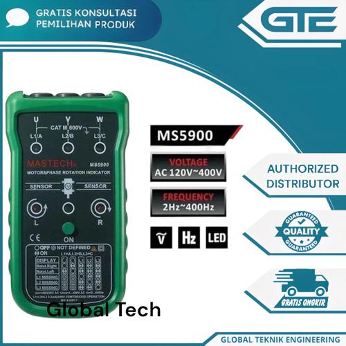 Jual MS5900 Mastech Three Phase Motor Rotation Indicator Listrik 3 Checker - Jakarta Barat ...
