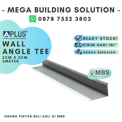 Jual Aplus Wall Angle Tee 3m / Wall Angel Siku / Rangka Plafon Akustik - Jakarta Barat - Mega ...