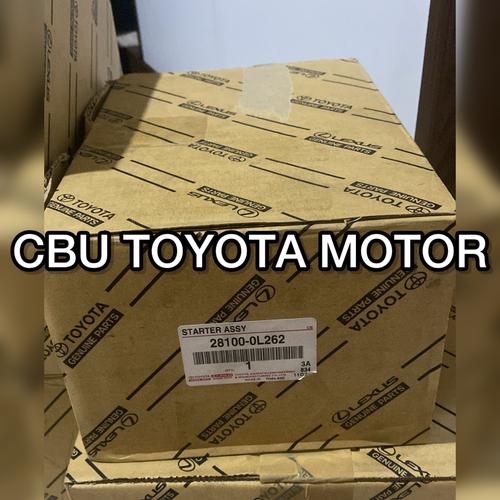 Jual DINAMO MOTOR START STARTER ASSY TOYOTA FORTUNER VRZ GR TRD HILUX ...