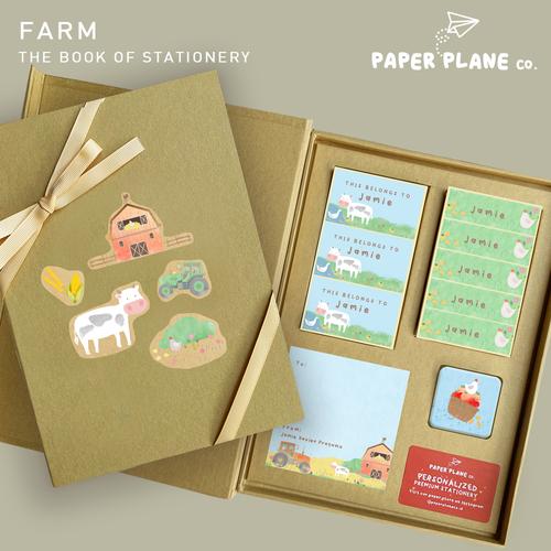 Jual Mini Stationery Sticker Gift Set "Farm" Hadiah Hampers Custom Nama ...
