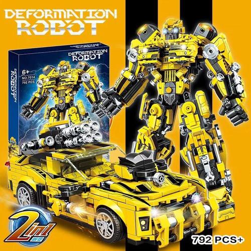 Jual (Cod) Mainan Balok Robot Bumblebee, Brick/Bongkar Pasang ...