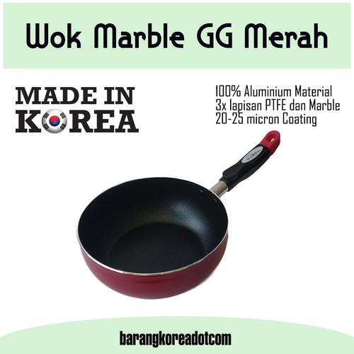 Jual Wok gg Merah Marble/ Wajan kuali Marble Akebonno 20cm-32cm ...