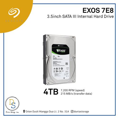 Promo Seagate EXOS 7E8 Enterprise HDD / Harddisk Internal 3.5" - 4TB ...