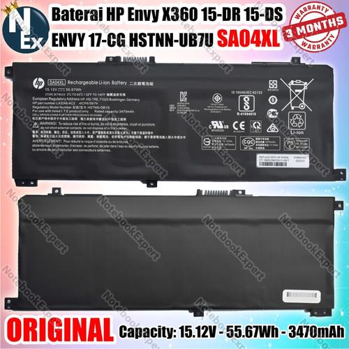 Jual Baterai Battery Batre Laptop Ori HP Envy X360 15-DR 15-DS ENVY 17 ...