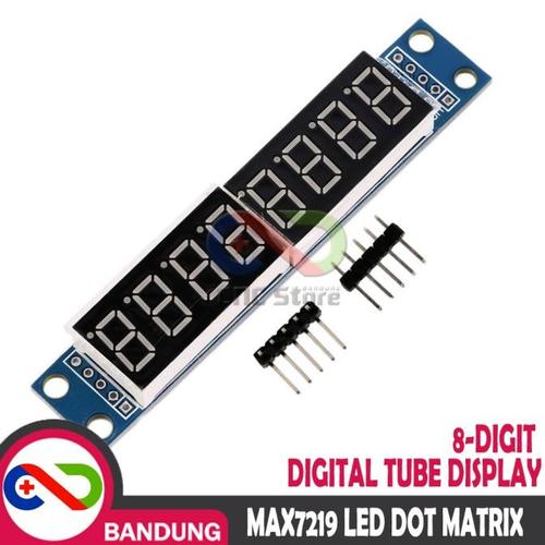 Jual MAX7219 LED DOT MATRIX 8-DIGIT DIGITAL TUBE DISPLAY CONTROL MODULE ...