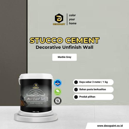 Promo Cat Stucco Cement Look Warna Marble Grey (5 Kg) - Jakarta Timur ...