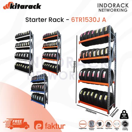 Jual KITARACK 6TR1530J Abu Jointer Tire Rack Rak Ban Motor Ban Mobil ...