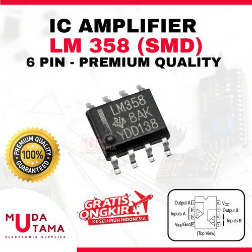 Jual LM358 SMD IC AMPLIFIER - IC AMPLIFIER LM 358 - IC LM358 - IC LM 358 - Kota Medan - Muda ...