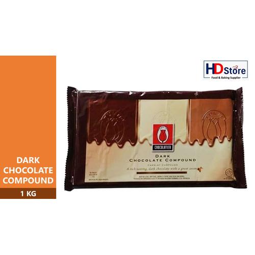 Jual TULIP DARK CHOCOLATE COMPOUND (DCC) - COKLAT BLOK BATANGAN PREMIUM ...
