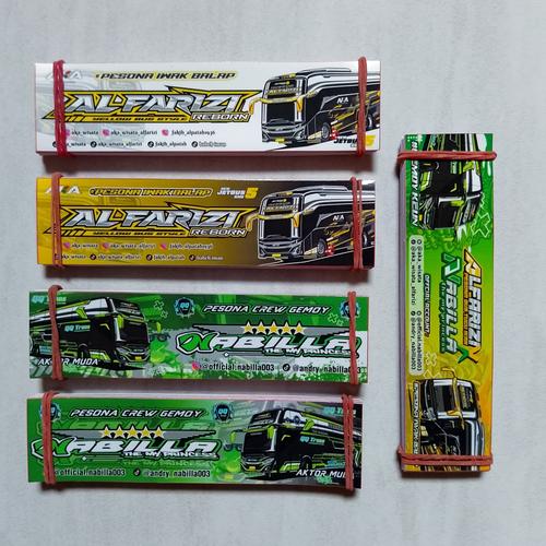 Jual Stiker bus aka alfarizi jetbus 5 - Nabila X aka, 20.pcs - Kab ...