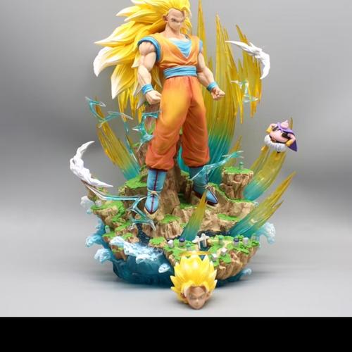 Jual action figure Statue Dragon Ball Goku Infinity Super Saiya 3 LED ...