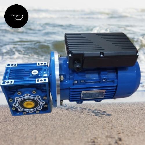 Jual Gear Complete NMRV 110 ratio 1:50 Power 3kw 4HP 4pole 380V 3Phase ...