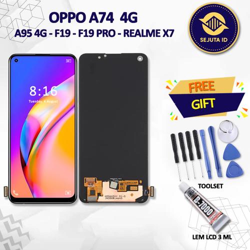 Promo LCD OPPO A74 4G / A95 4G / RM 7 PRO / RM 8 PRO / RENO 5F FULLSET ...